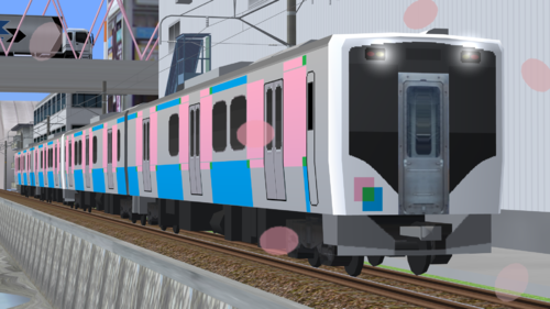 RailSimプラグイン「【MFM】E721系・E129系・HB-E210系」