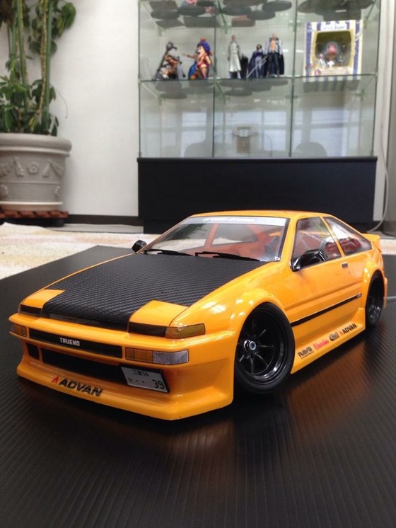 TOM ART MODELLING FACTORY 1/10 HPI AE86ボディ(ご依頼品)