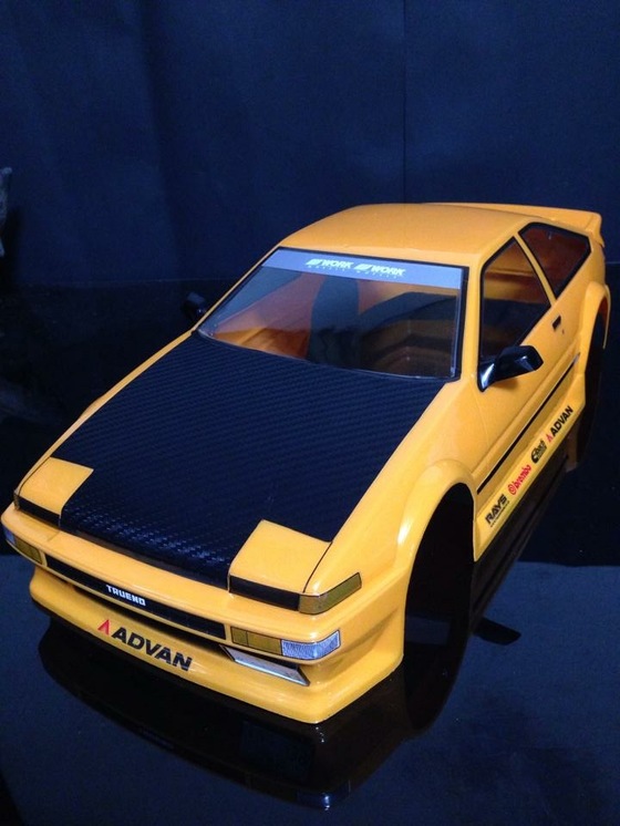 TOM ART MODELLING FACTORY 1/10 HPI AE86ボディ(ご依頼品)