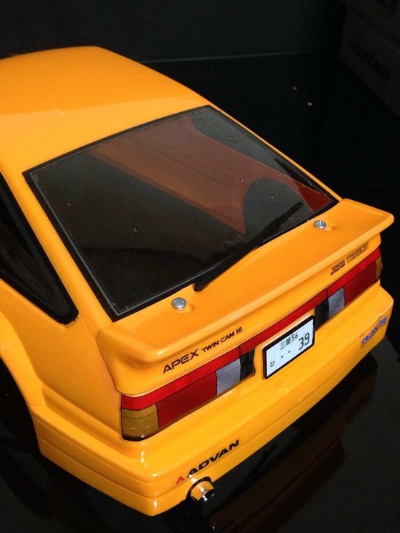 1/10 HPI AE86ボディ(ご依頼品) - TOM ART MODELLING FACTORY